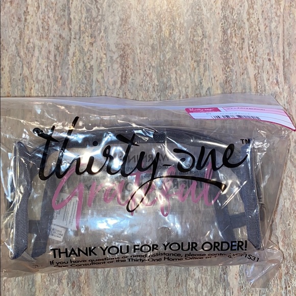 thirty-one | Bags | New Clear Grateful Pouch | Poshmark